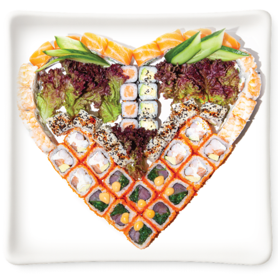 "LOVE" sushi set 48 pcs. - Sushi Delivery in Limassol | Yasumaki