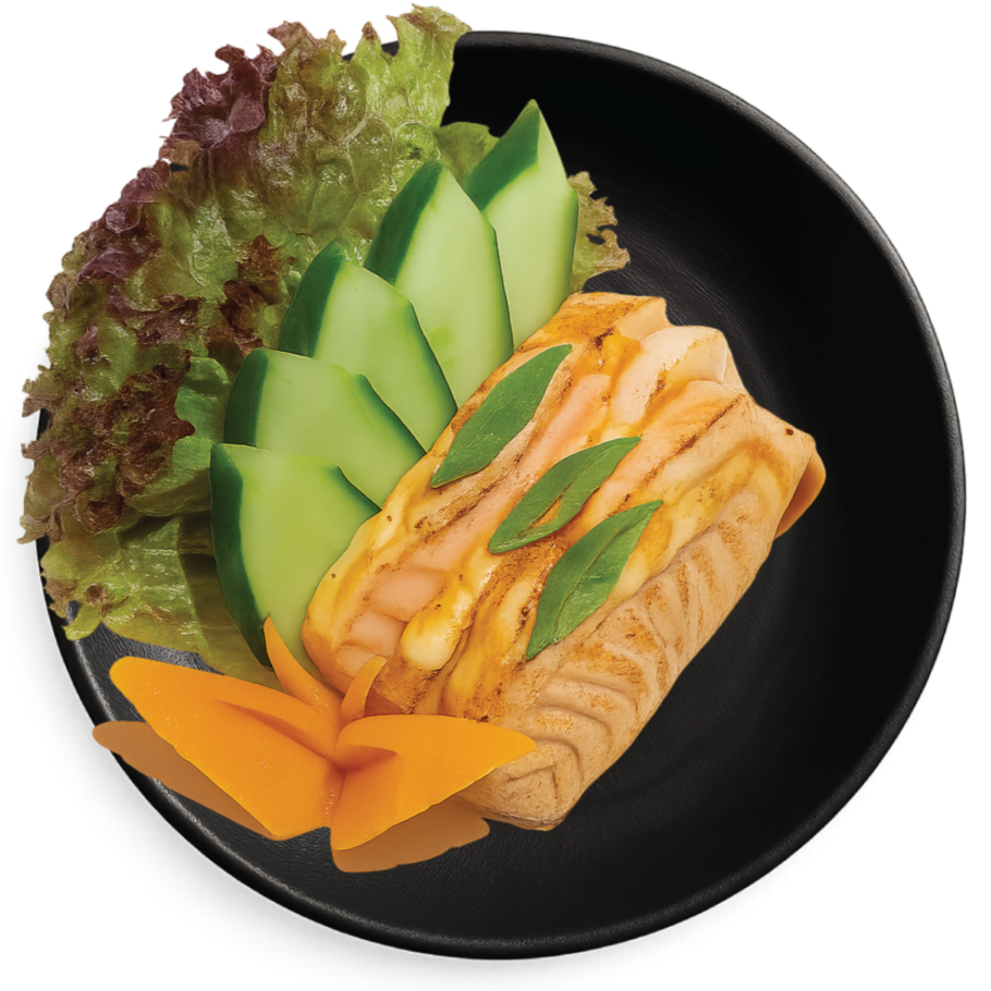 "SALMON TATAKI" sashimi 3 pcs. - Sushi Delivery in Limassol | Yasumaki